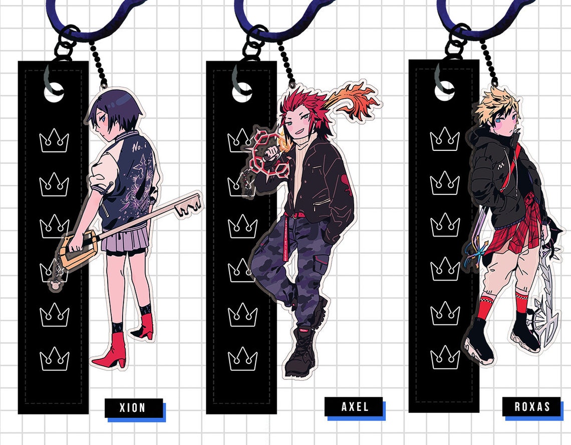 Kingdom Hearts X Streetwear Keychain - Etsy