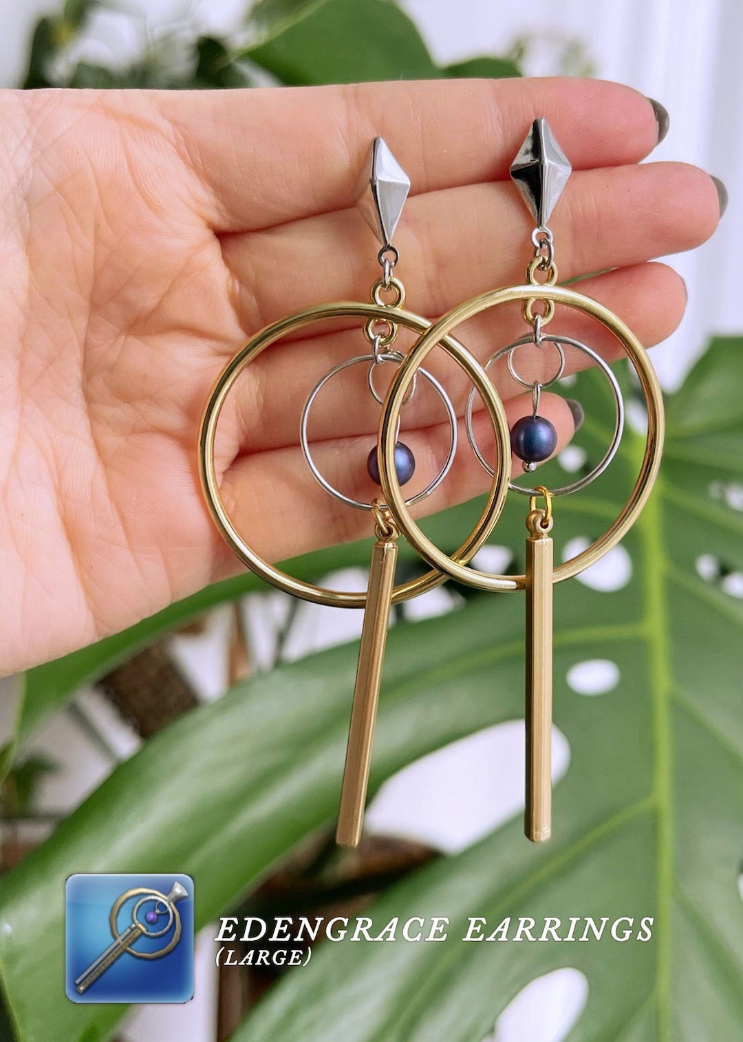 Ffxiv Edengrace Earrings - Etsy