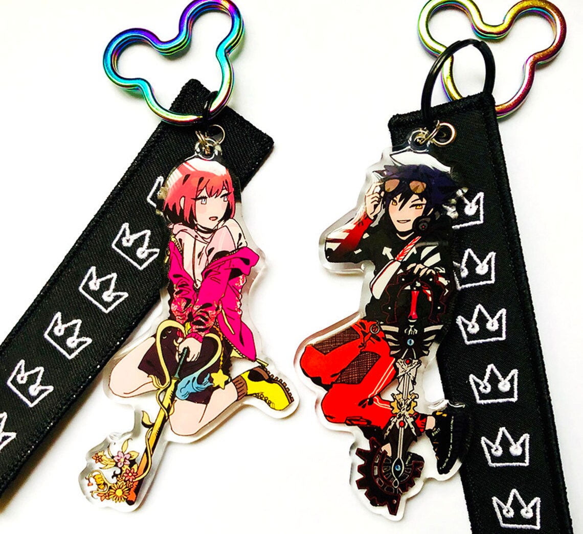 Kingdom Hearts X Streetwear Keychain - Etsy