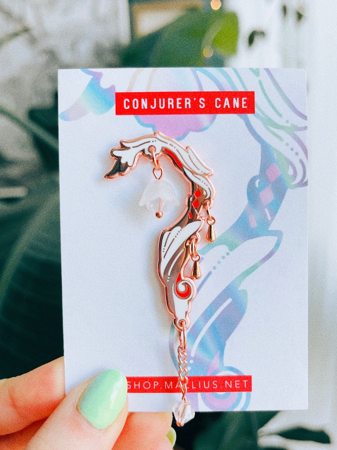Ffxiv Whm Enamel Brooch - Rose Gold Variant - Etsy
