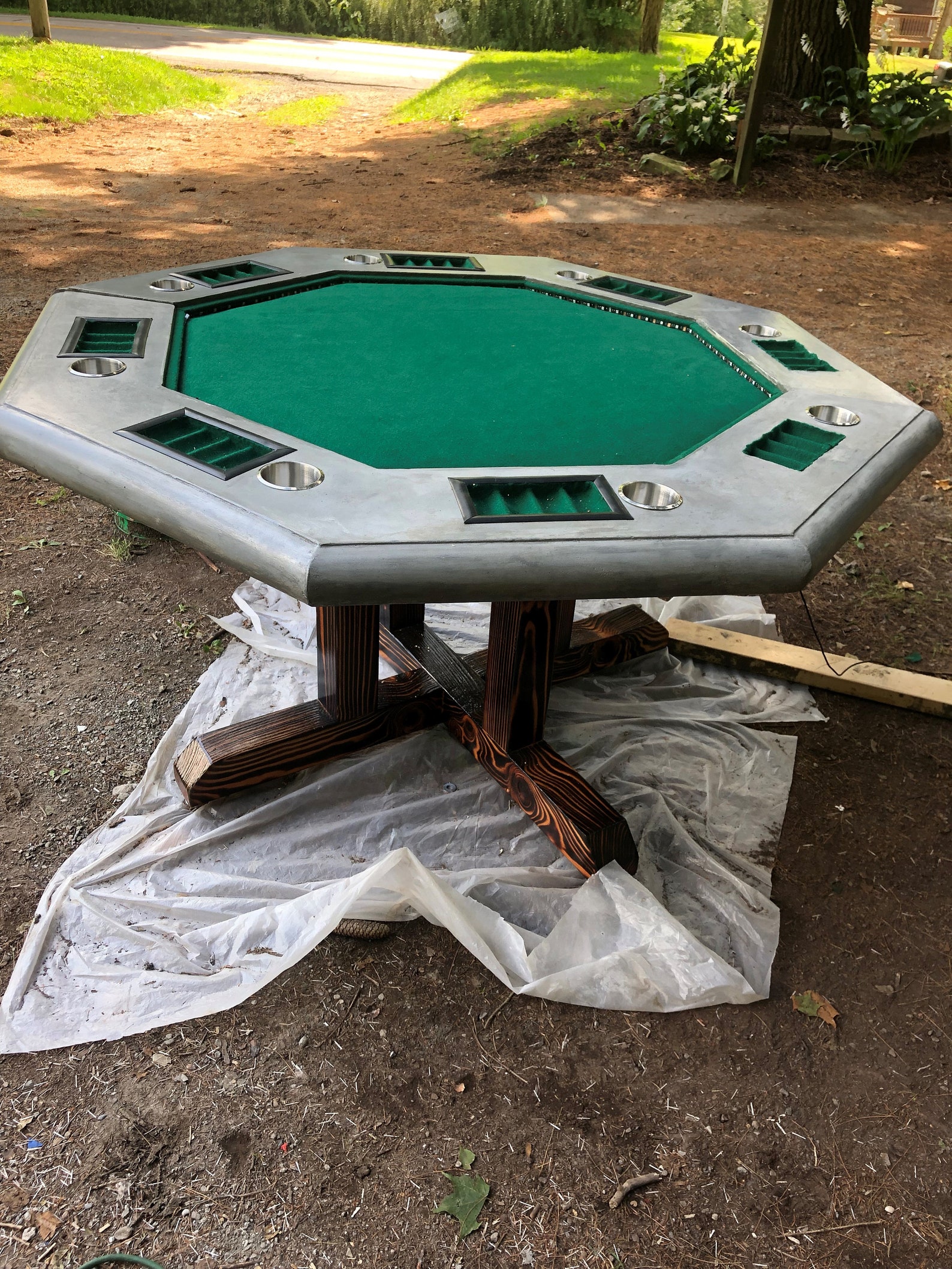Concrete Poker Table - Etsy
