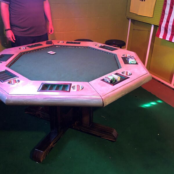 Rustic Poker Table - Etsy