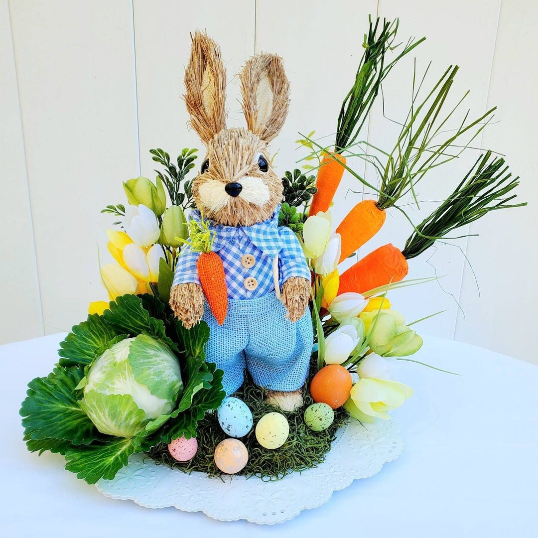 Easter Centerpiece, Easter Bunny Centerpiece, Easter Table Décor ...