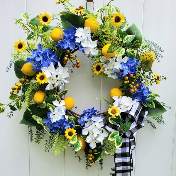 Yellow Wreath - Etsy