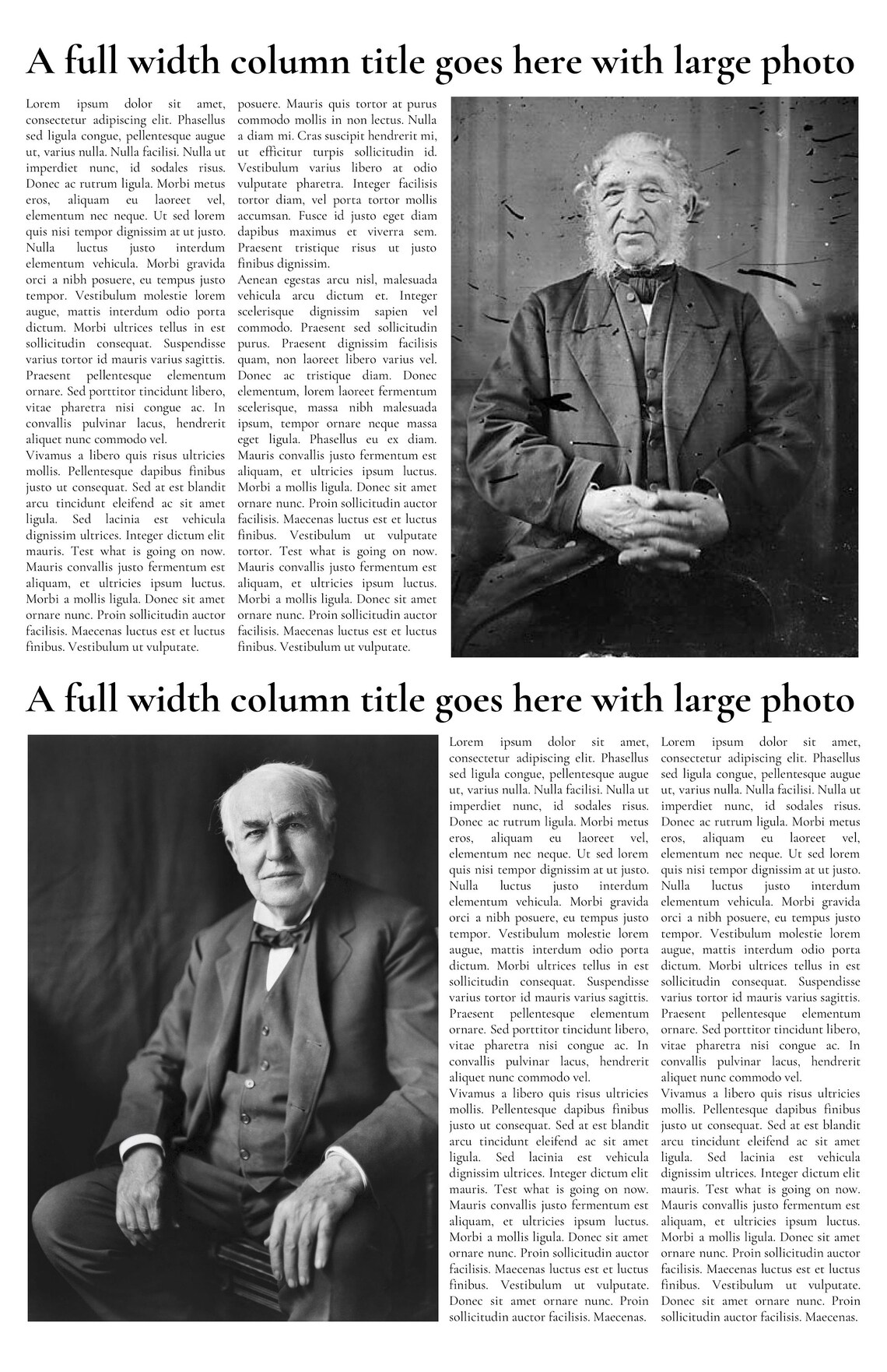 1920s Vintage Newspaper Template for Google Docs 4 Pages 11x17 Inches ...