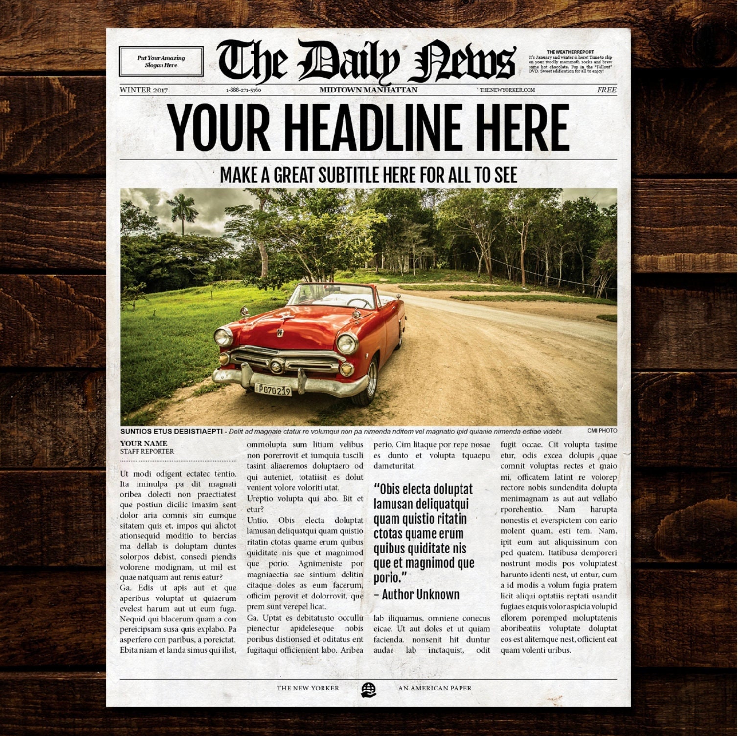 Car Advertisements In Newspapers