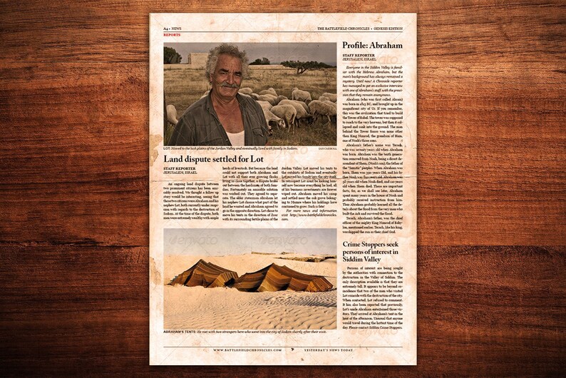 Vintage Newspaper Template for Adobe Indesign - Etsy