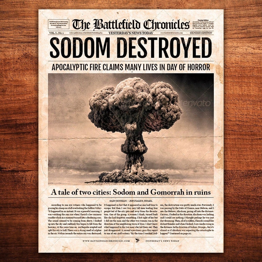 Vintage Newspaper Template for Adobe Indesign - Etsy