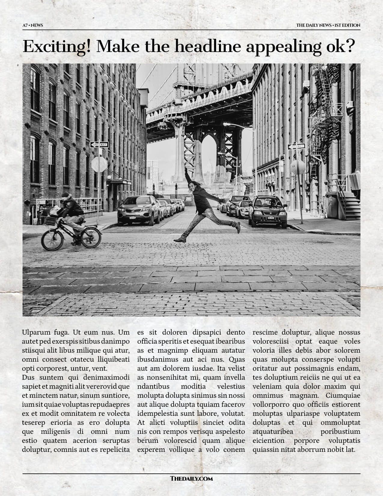 12 Page Newspaper Template Adobe Indesign (8.5x11 Inch) - Etsy