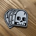 Skull Tombstone Embroidered Patch - Etsy