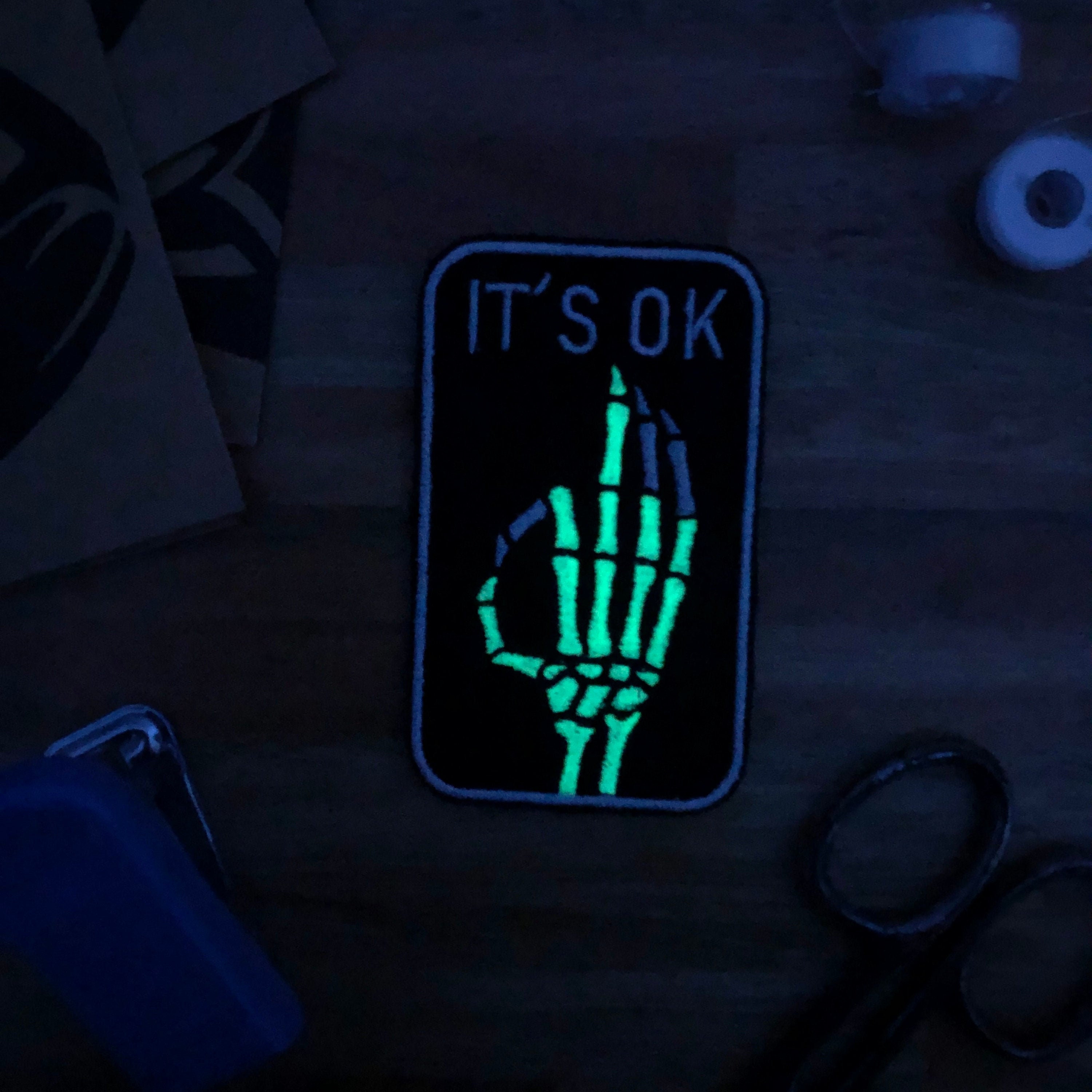 Its Ok Patch Glow in the Dark - Etsy