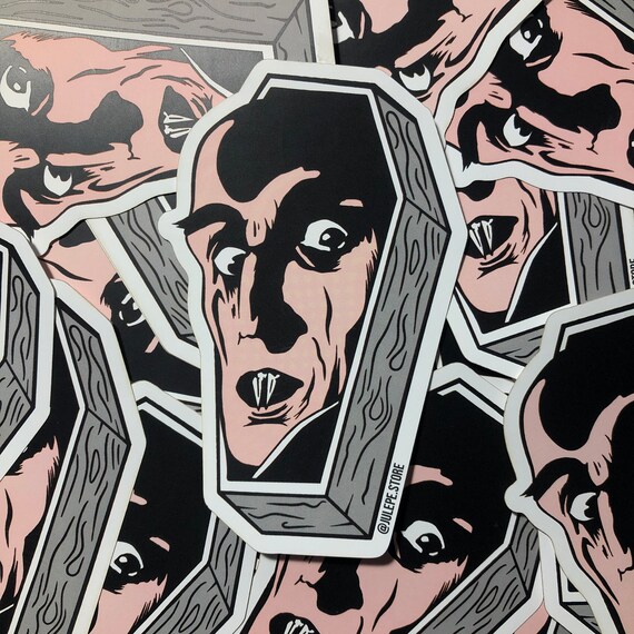 Nosferatu Stickers Vinyl Stickers Laptop Stickers | Etsy