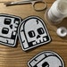 Skull Tombstone Embroidered Patch - Etsy