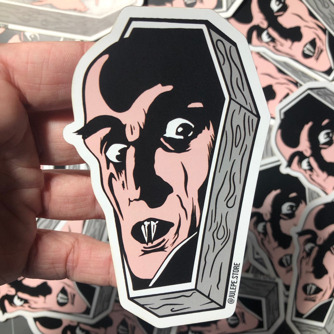 Nosferatu stickers Vinyl Stickers Laptop Stickers | Etsy