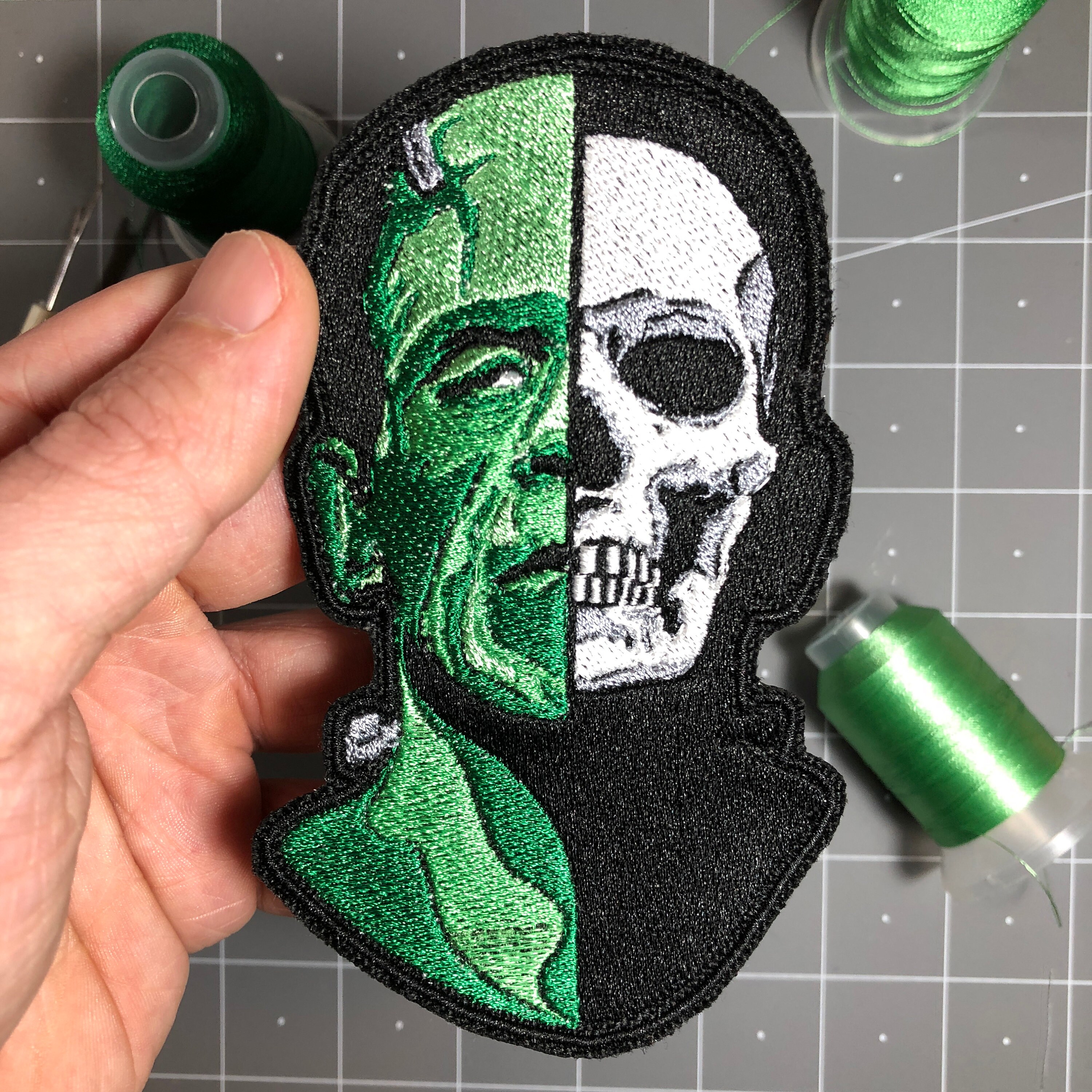 Frankenstein Embroidered Patch - Etsy