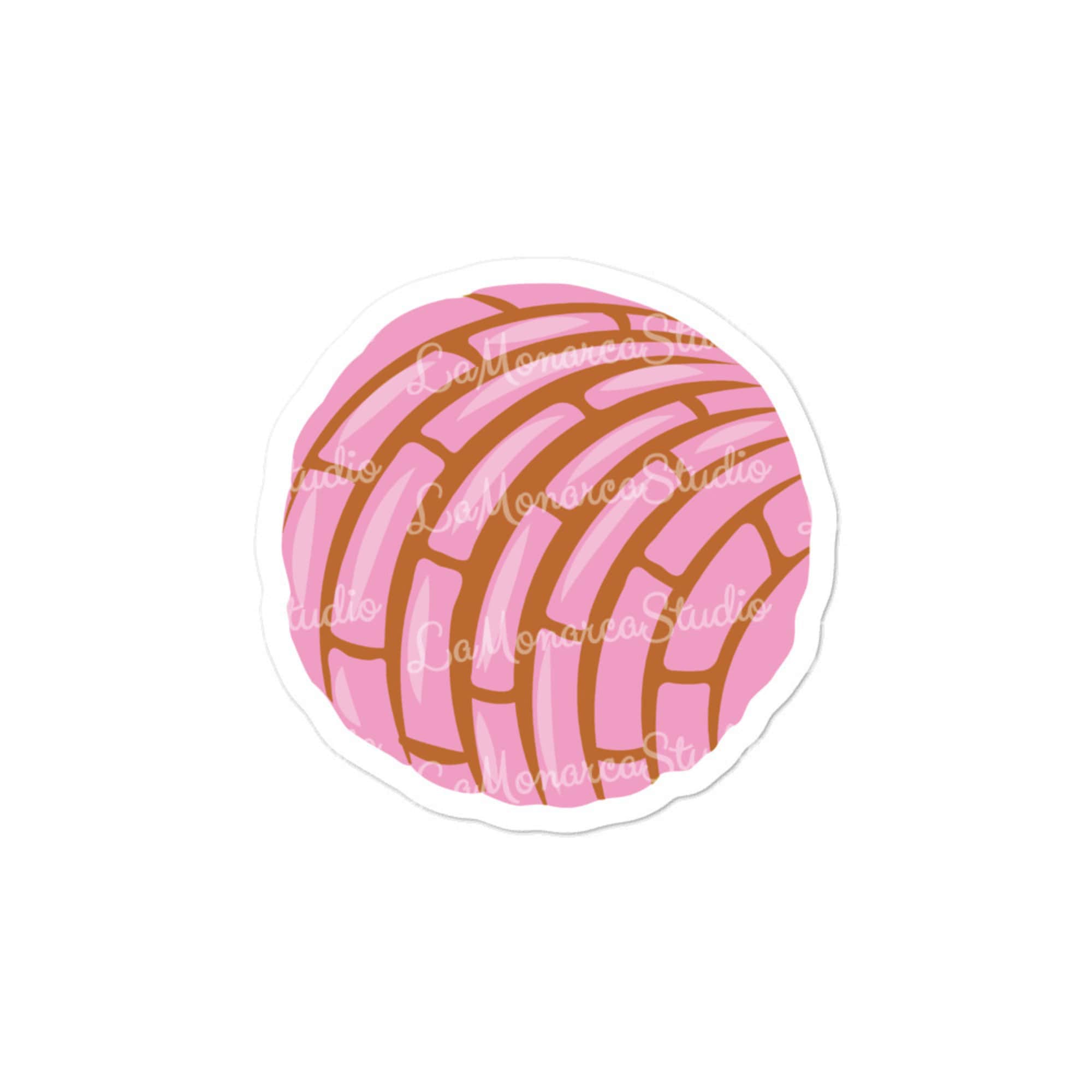 Pink Concha Mexican Pan Dulce Sticker - Etsy UK