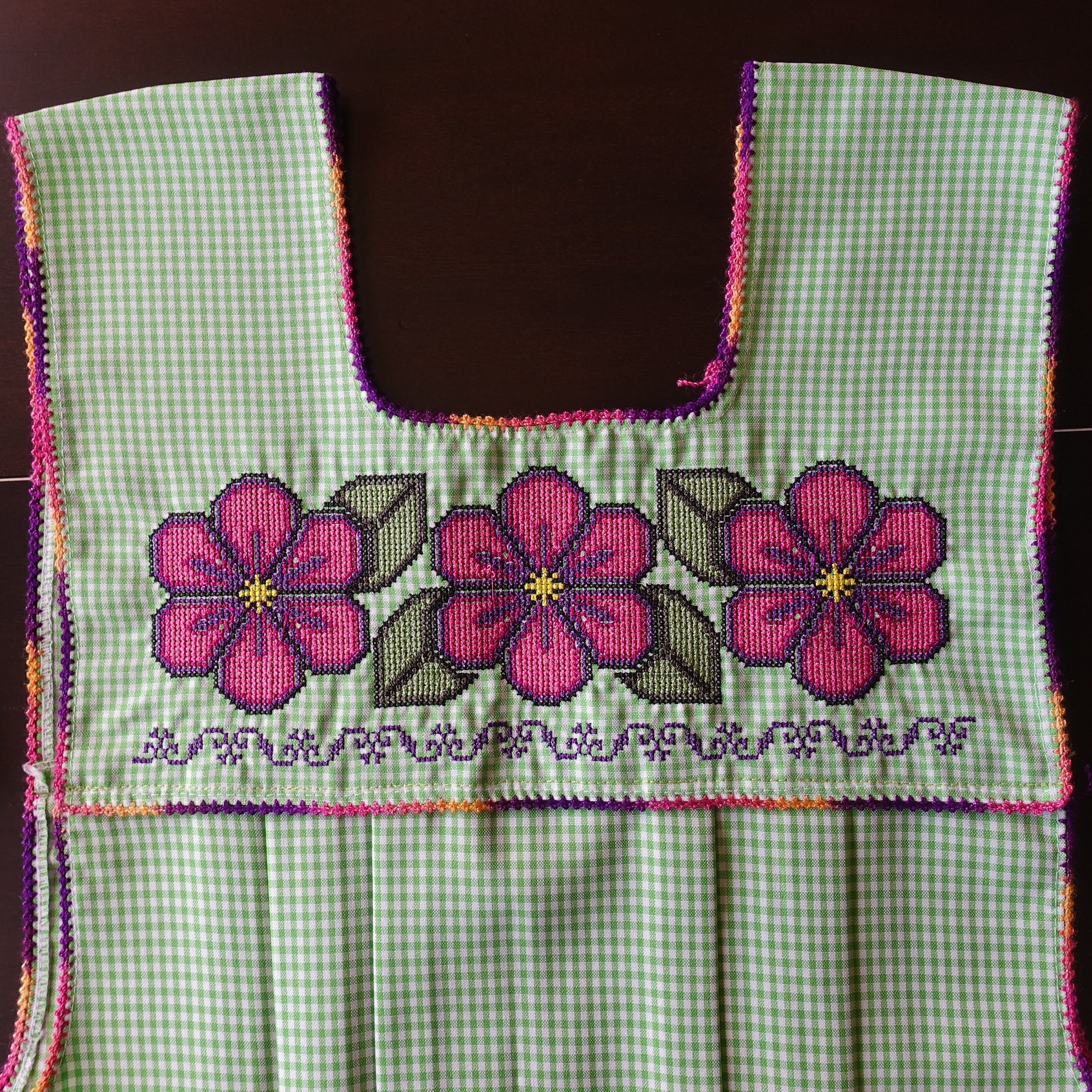Mandil Mexicano Traditional Mexican Kitchen Apron Cooking Cleaning ...