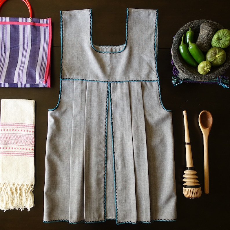 Mandil Mexicano Traditional Mexican Kitchen Apron Cooking - Etsy