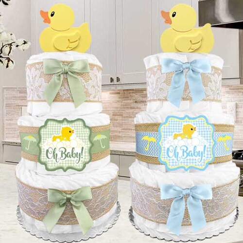 Baby Ducky Diaper Cake - Etsy