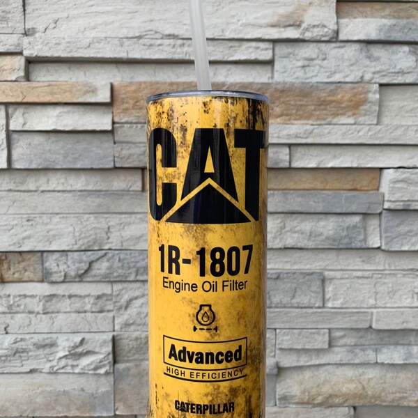 Cat Oil Filter Tumbler - Etsy