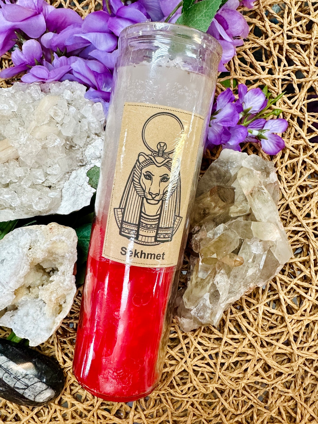 Egyptian Goddess Sekhmet Candle for Protection Revenge Divination for ...