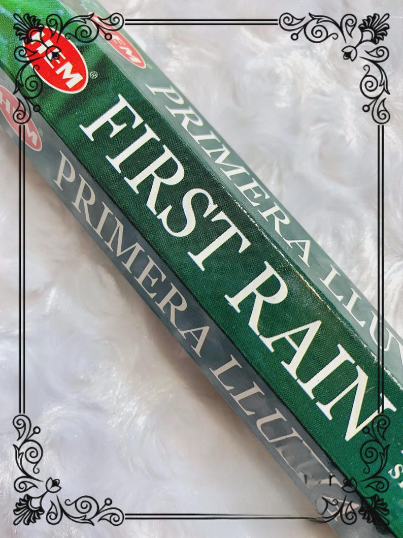 First Rain Incense Sticks | 6 Pack Bundle (120) | Hand-dipped Incense for Cleansing, Meditation ...