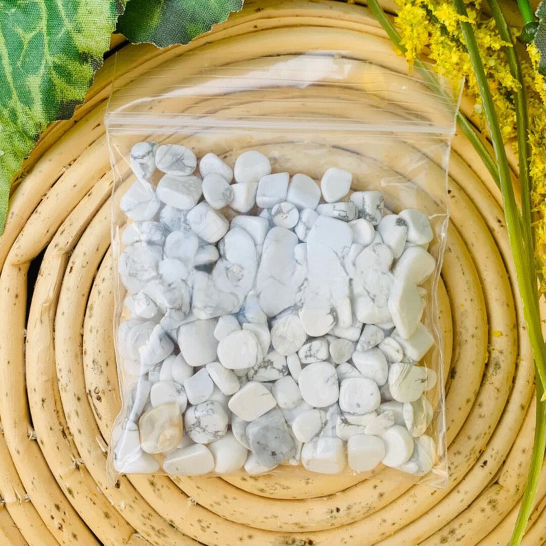 Howlite Crystal Chips for Ritual Spell Craft - 2 Ounces / Approx 60 ...