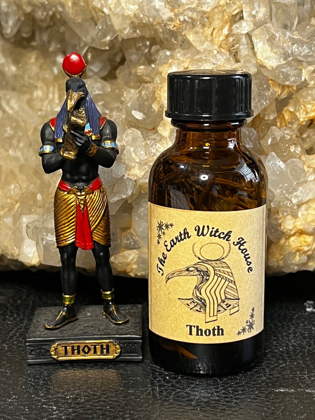 Egyptian God Thoth Alchemy Magick Wisdom Influence for Hoodoo, Wicca ...