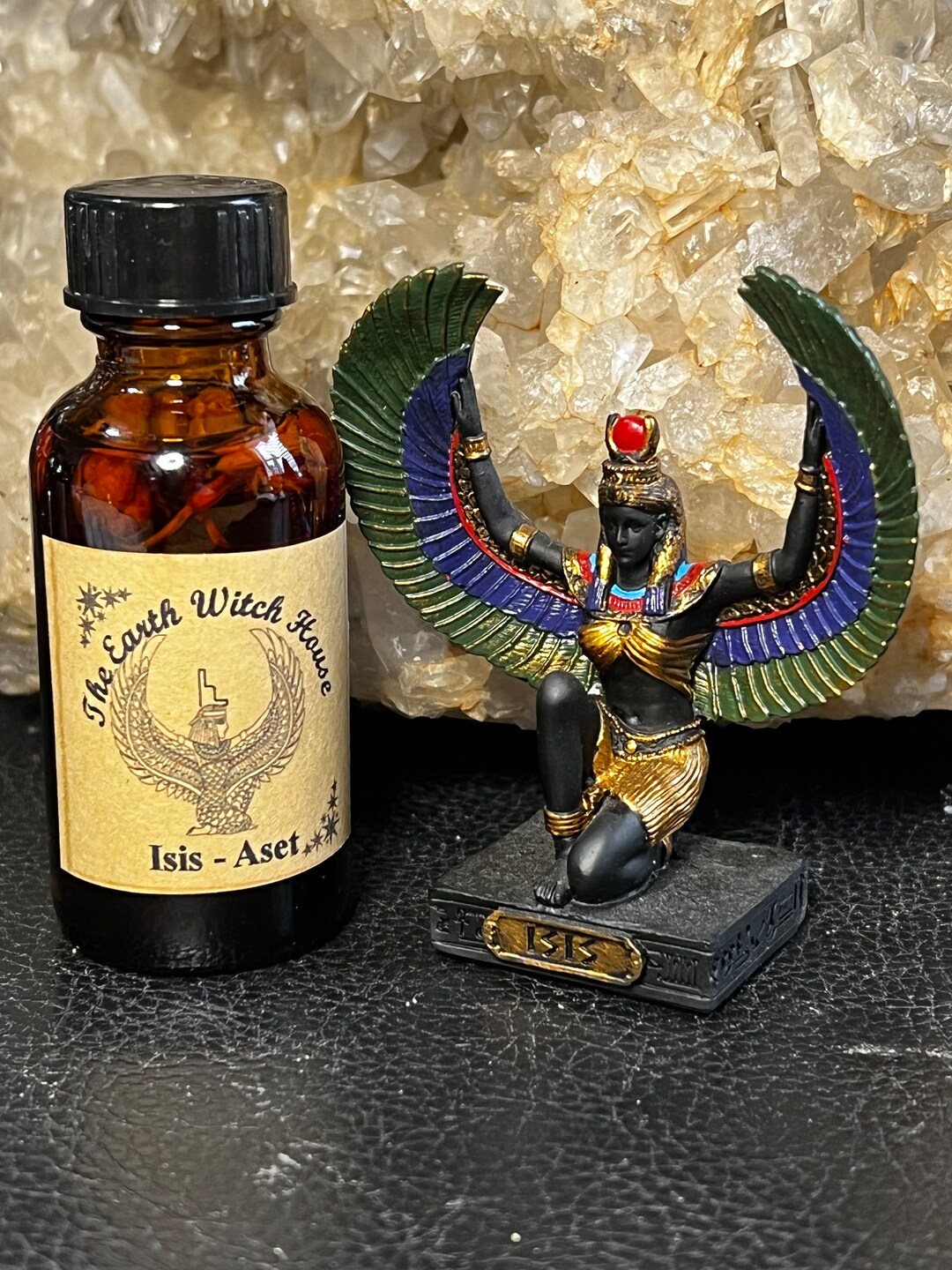 Egyptian Goddess Isis Healing Protection Parenting Fertility for Hoodoo ...