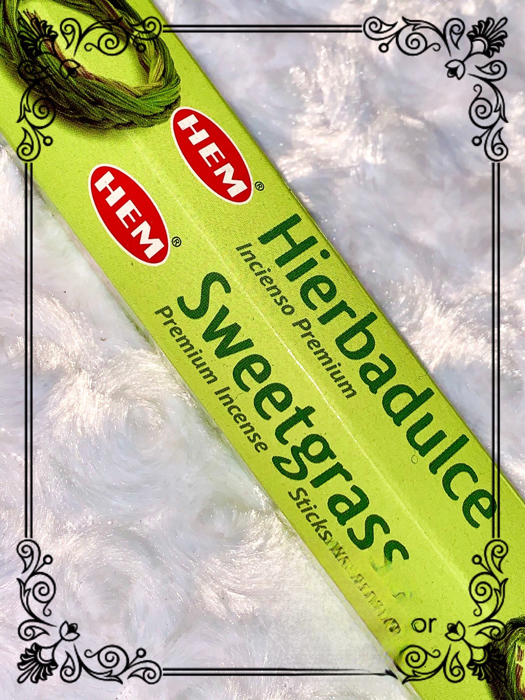 6 Packs of Sweetgrass Incense Sticks - 13 Crossroads Hoodoo, Pagan ...