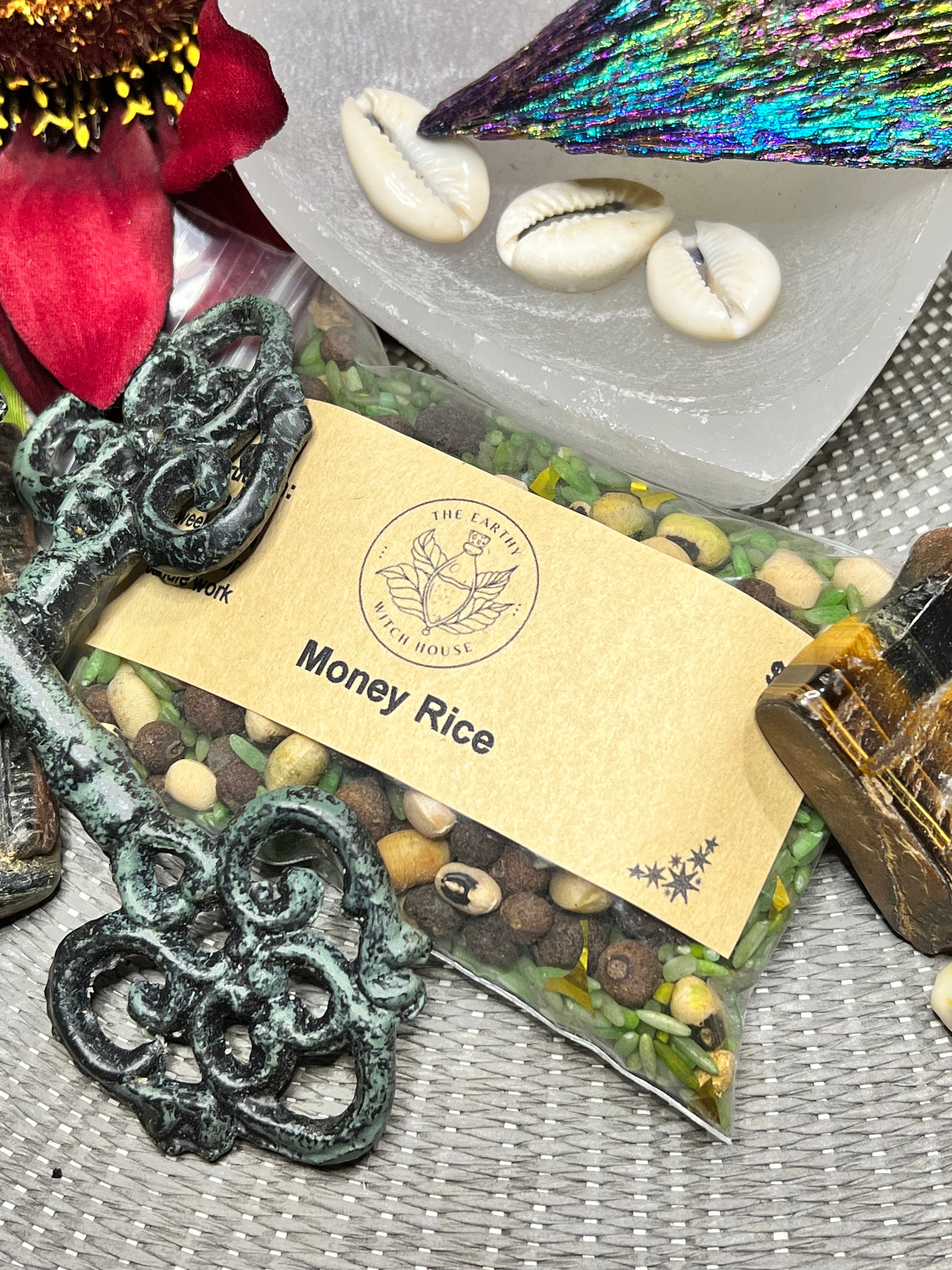 Money Rice, Prosperity, Wealth Altar Hoodoo Voodoo Wicca - Etsy