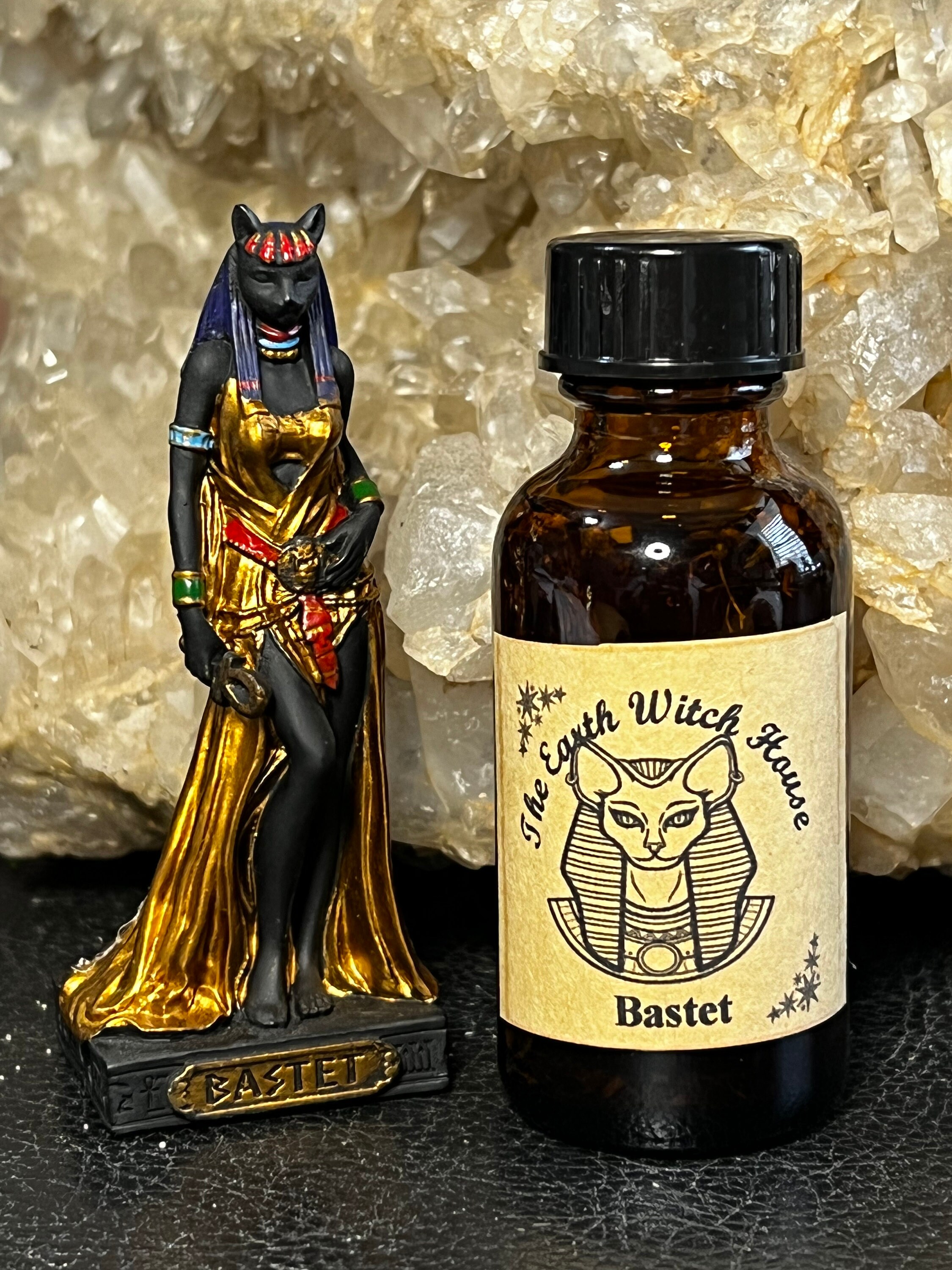 Egyptian Goddess Bastet Protection Fertility Home Femininity for Hoodoo ...