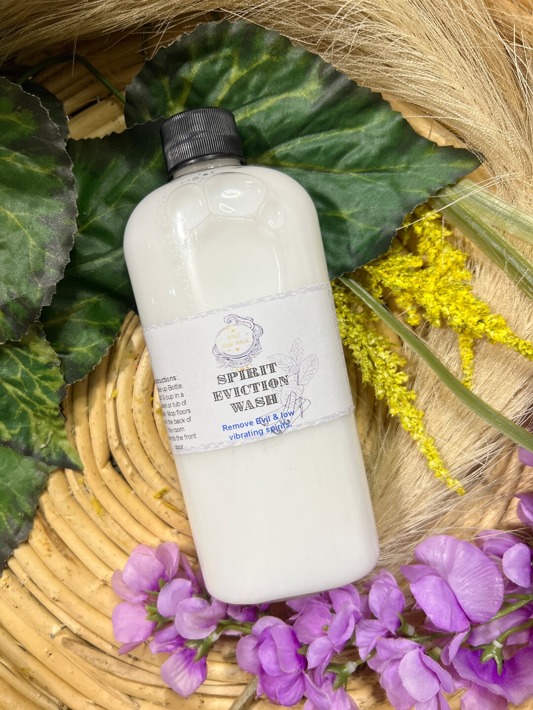 Spirit Eviction Wash 12oz for Ceremonial Rituals, Baths, Spells ...