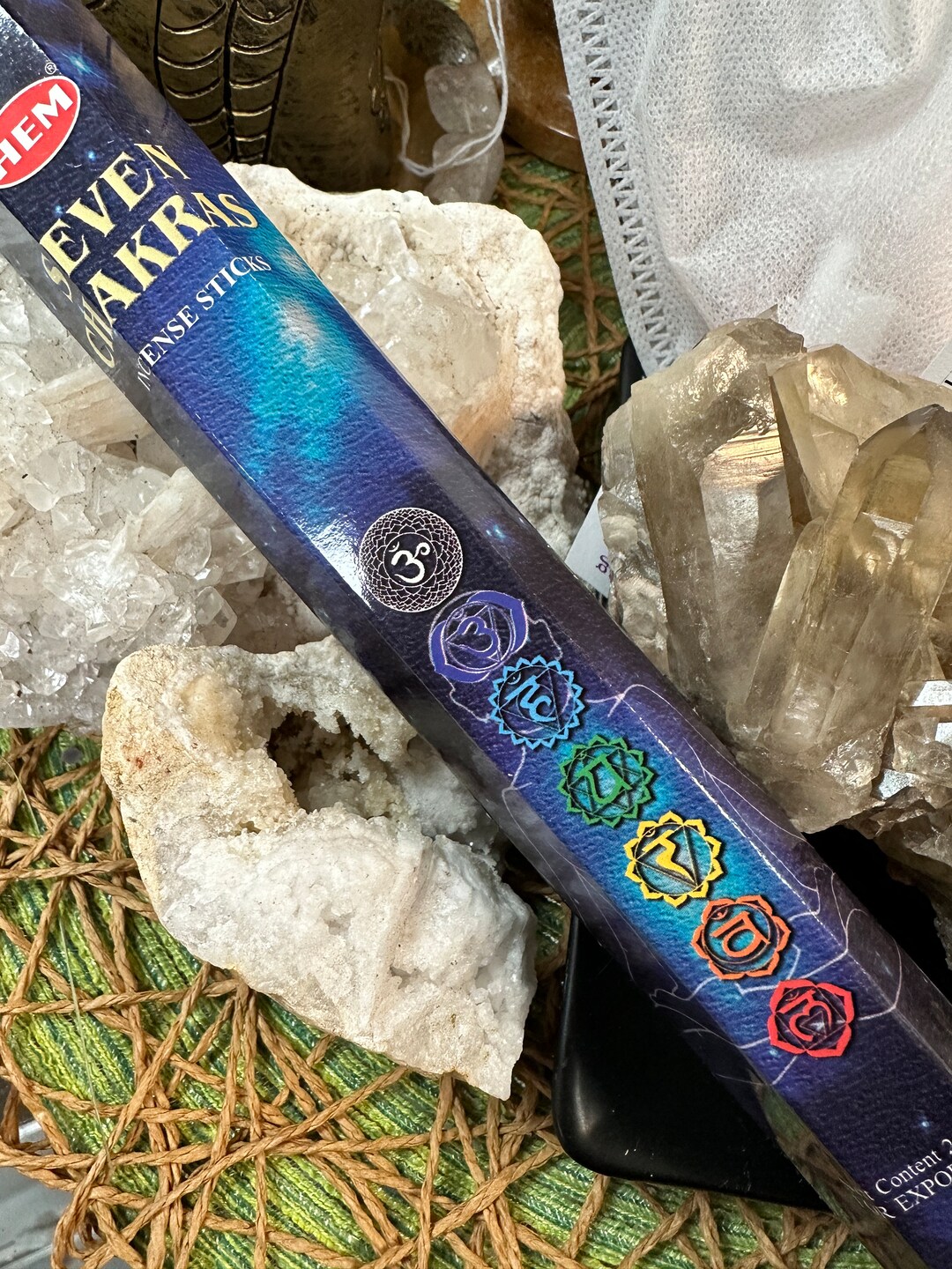Seven Chakra Incense Sticks - 6 Packs | Hoodoo, Conjure, Wiccan, Pagan ...