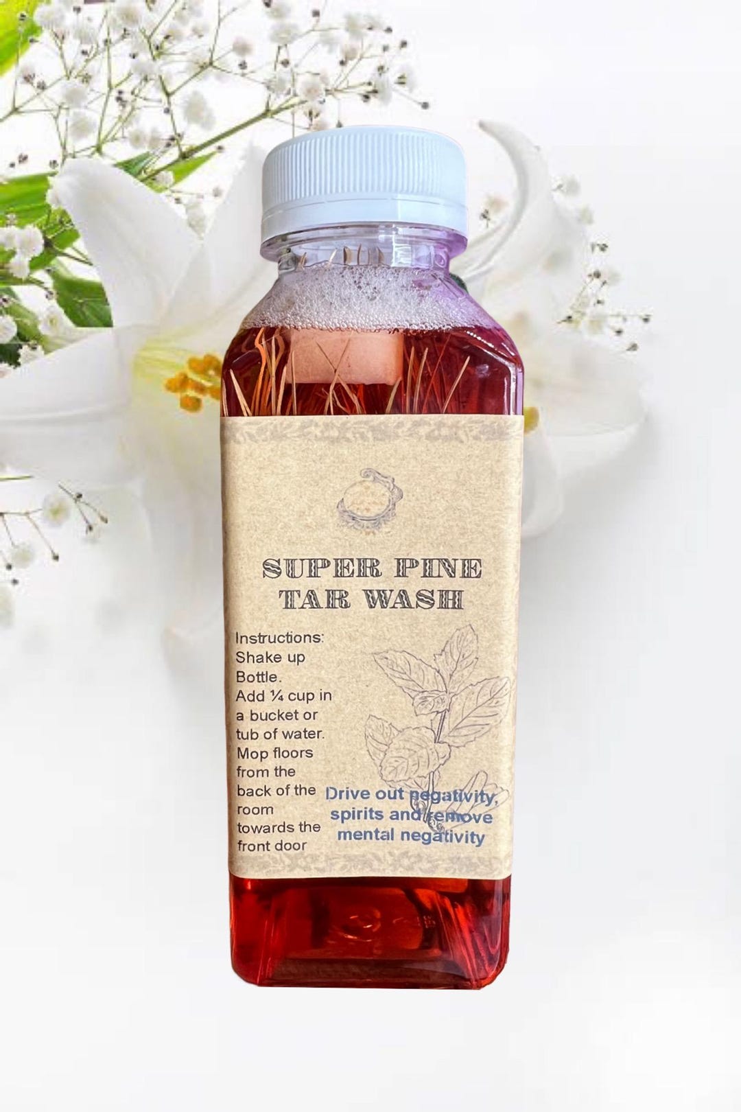 Super Pine Cleanser Floor Wash 12oz - Hoodoo, Voodoo, Wicca, Pagan ...