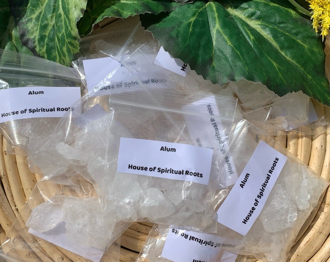 Alum Chunks Herb for Protection, Stop Gossip, Luck in Witchcraft Hoodoo ...