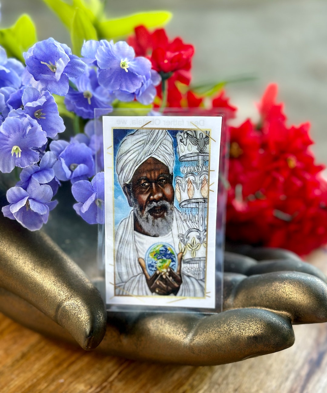 Orisha Obatala Prayer Card - Ifa Santeria Hoodoo, Voodoo, Wicca, Pagan ...