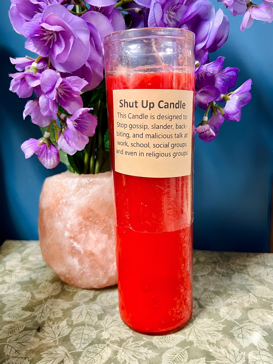 Fixed Shut up Candle - Stop Gossip, False Accusations, STFU, Shut Your ...