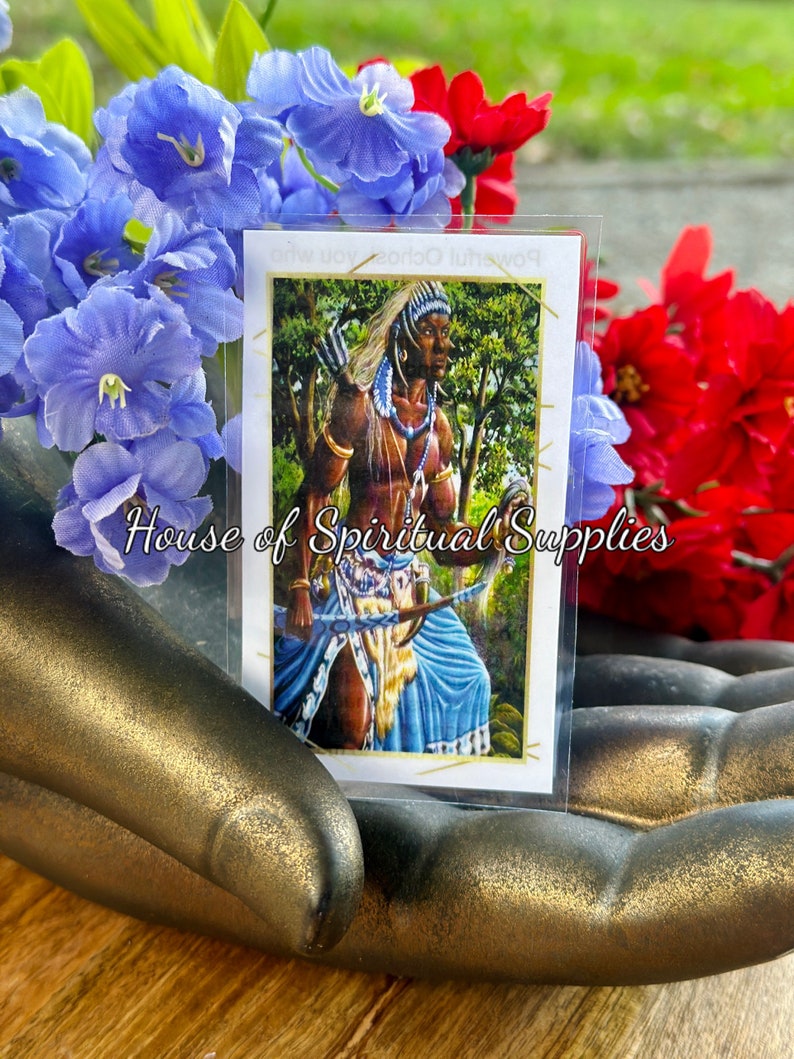 Orisha Ochosi Prayer Card Ifa Santeria Hoodoo Voodoo - Etsy