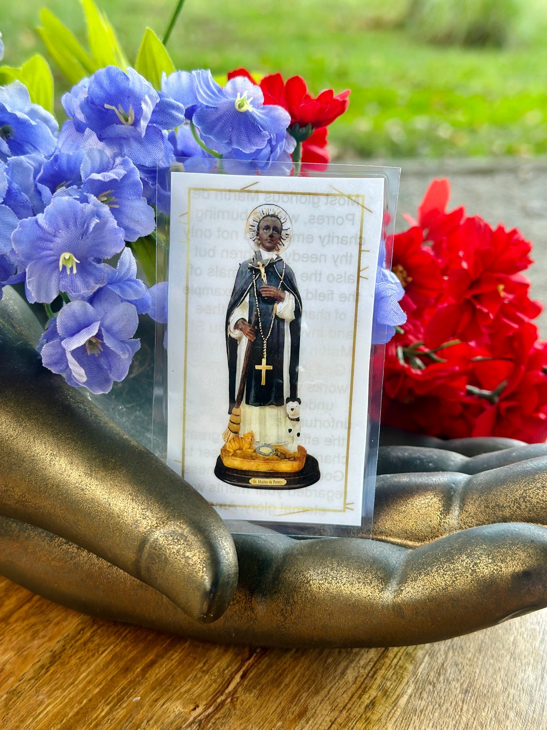 Saint Martin De Porres Prayer Card- Hoodoo, Voodoo, Wicca, Pagan ...
