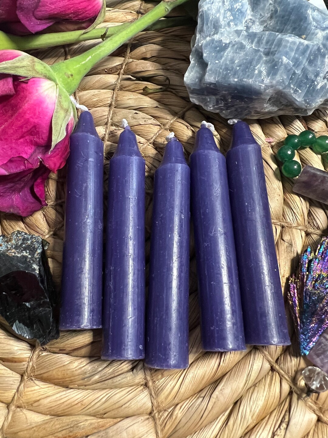 Small Purple Sabbath, Ritual Altar Candles for Ritual Spell - Hoodoo ...