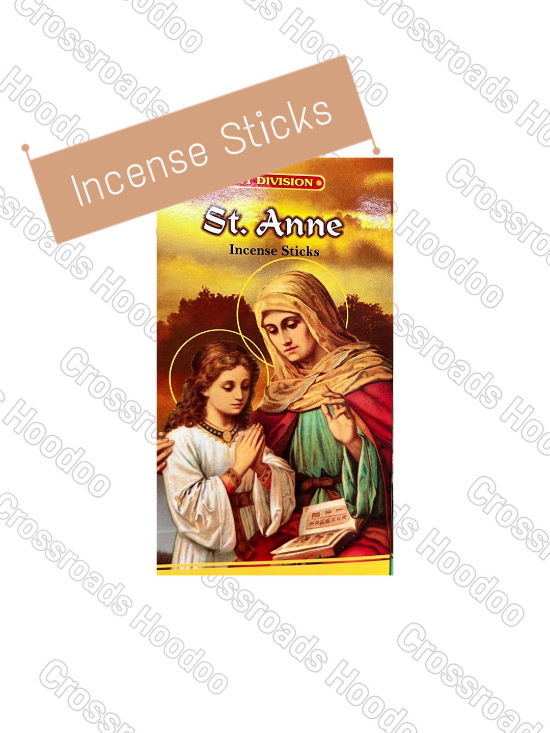 Saint Anne Incense Sticks - 6 Packs | Hoodoo, Conjure, Wiccan, Pagan ...