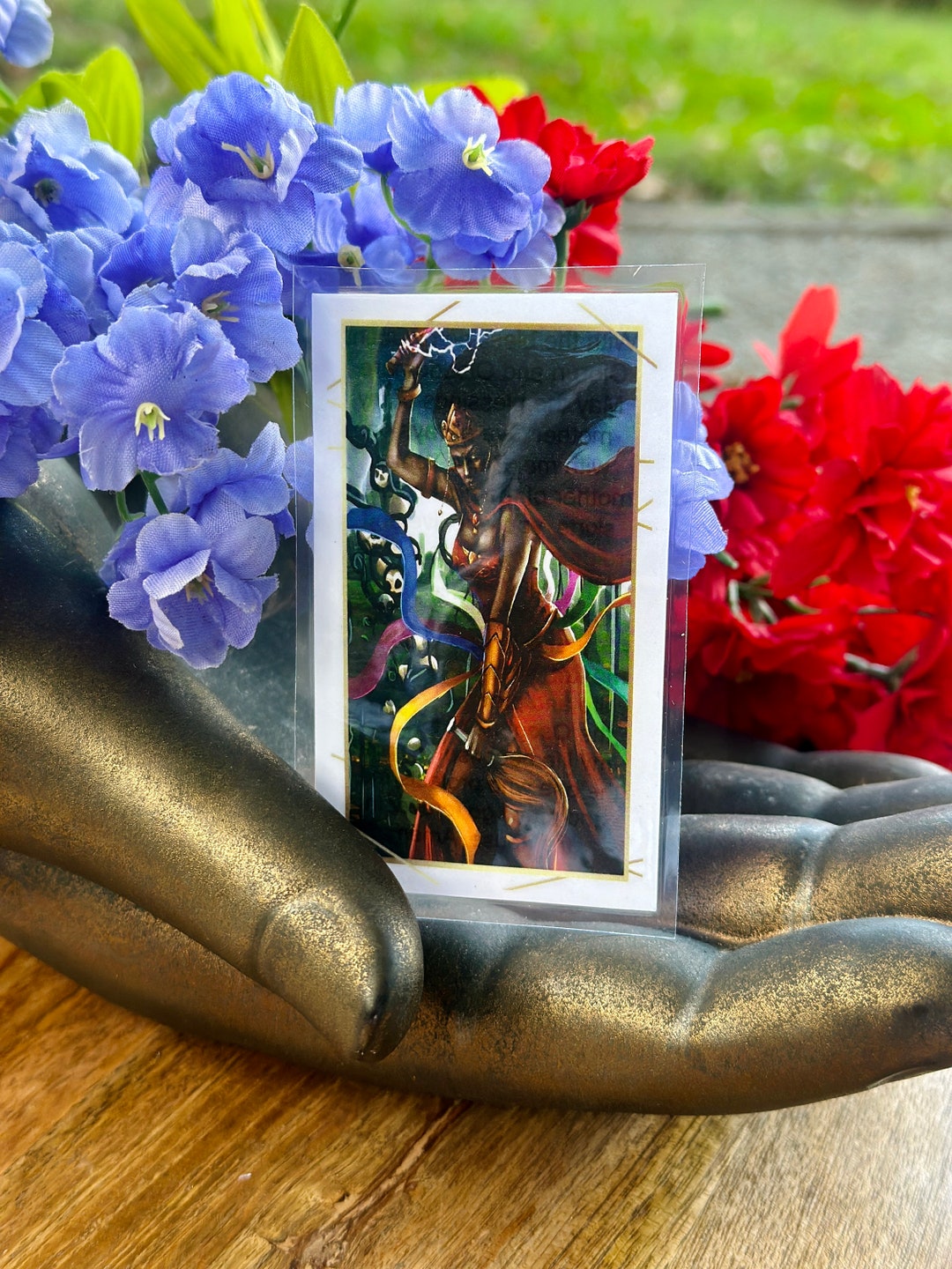 Orisha Oya Prayer Card - Ifa Santeria Hoodoo, Voodoo, Wicca, Pagan ...