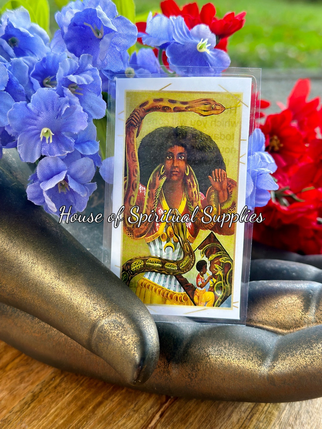 Martha the Dominator / Mami Wata Prayer Card Hoodoo, Voodoo, Wicca ...