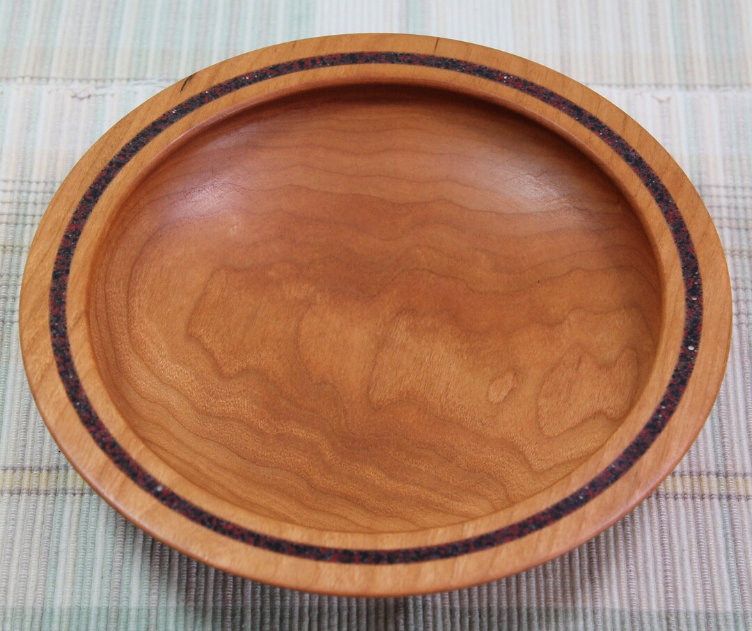 Wooden Bowl, Inlay Cherry Bowl, Candy Bowl - Etsy