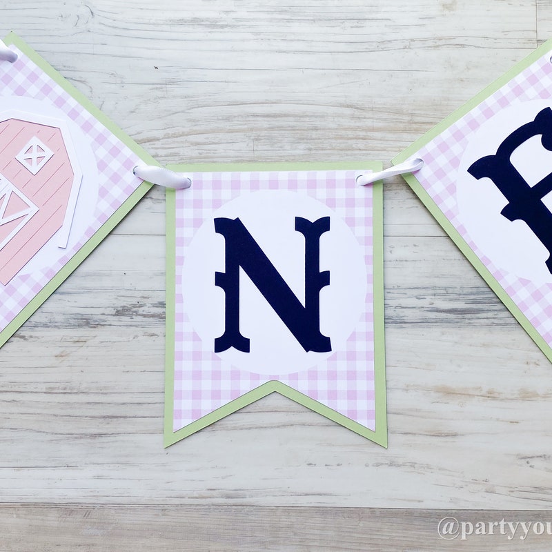 Gingham Party Decor - Etsy
