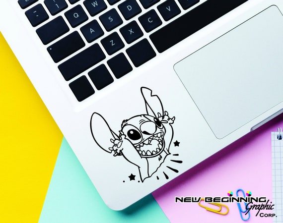 Disney Decal Stitch Laptop Stickers Laptop Decal Macbook | Etsy