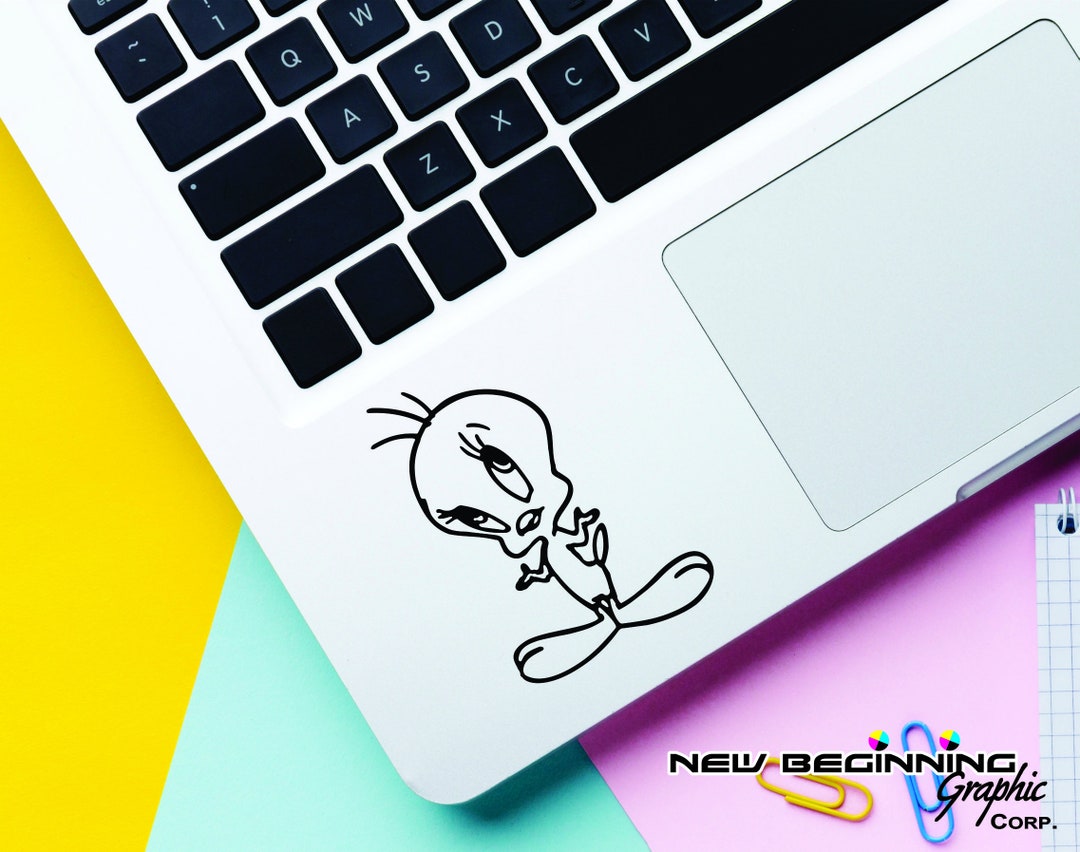 Disney Decal Tweety Laptop Stickers, Laptop Decal, MacBook Decal, Car ...