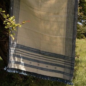 Handwoven Desi Wool indian Wool Indigo Shawls/throws From Kutch Gujarat ...