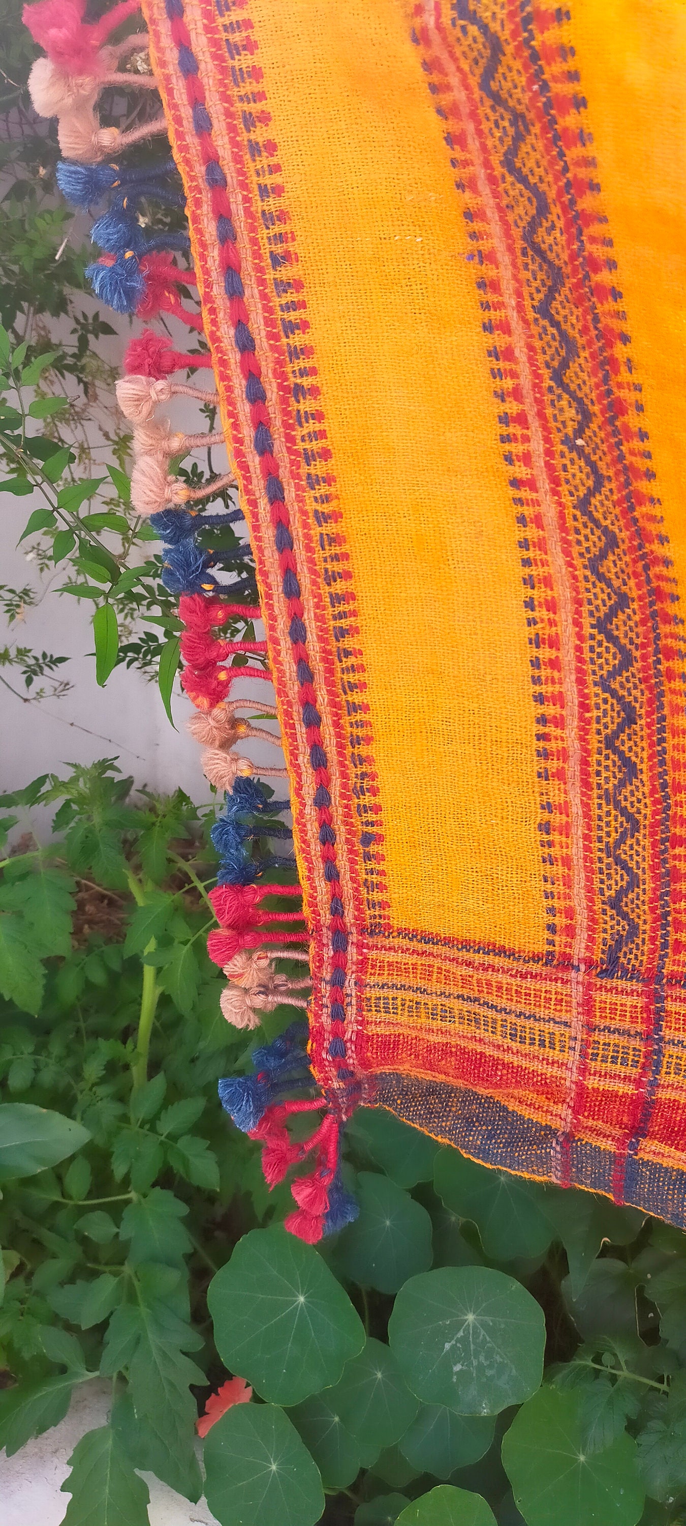 Handwoven Desi Wool (indian Wool) Indigo Shawls/throws From Kutch ...